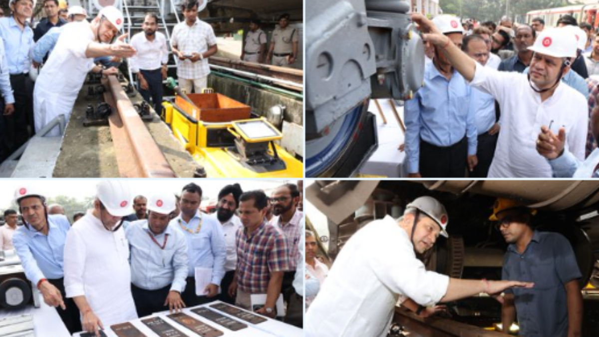 Railways Minister Ashwini Vaishnaw reviews operations at Central ...