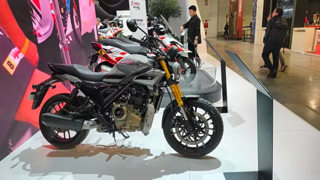 Updated Hero Mavrick 440 makes EICMA debut - Bike News | The Financial ...