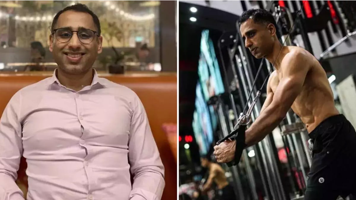 Upstox Co-Founder Shrini Viswanath shares how he lost 13 kg with his 100-day fitness challenge ...