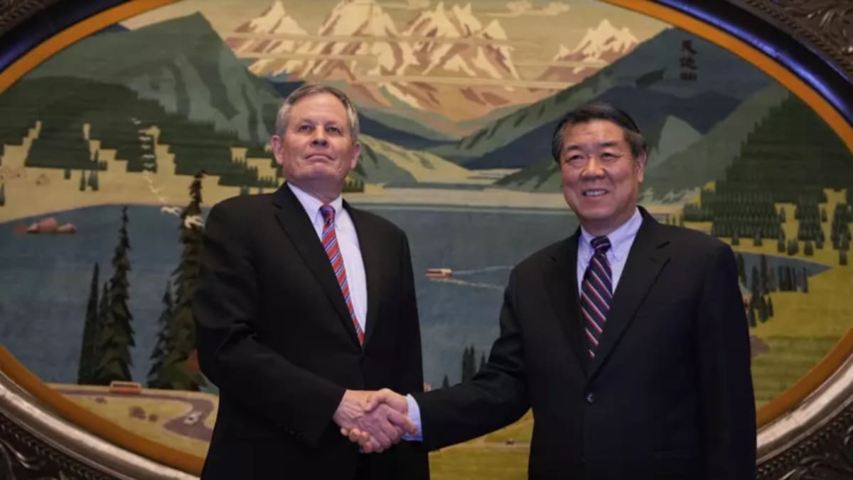 Amid tariff tension, US senator and Trump ally Steve Daines holds talks ...