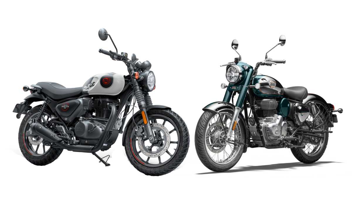Retro Rumble: Royal Enfield Hunter 350 vs Classic 350 – All you need to ...
