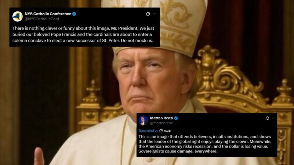 The White House responds to 'Trump Pope' after AI image backlash ...