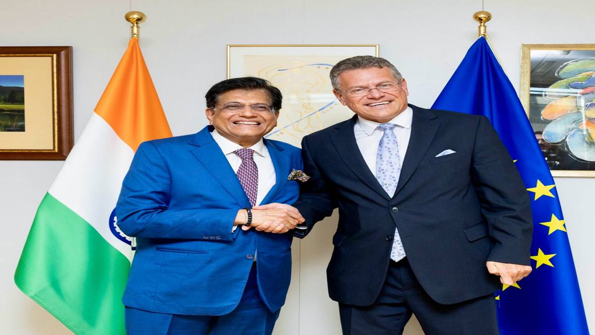 Piyush Goyal holds trade talks with EU Commissioner, India-EU reaffirm to conclude FTA by end of ...