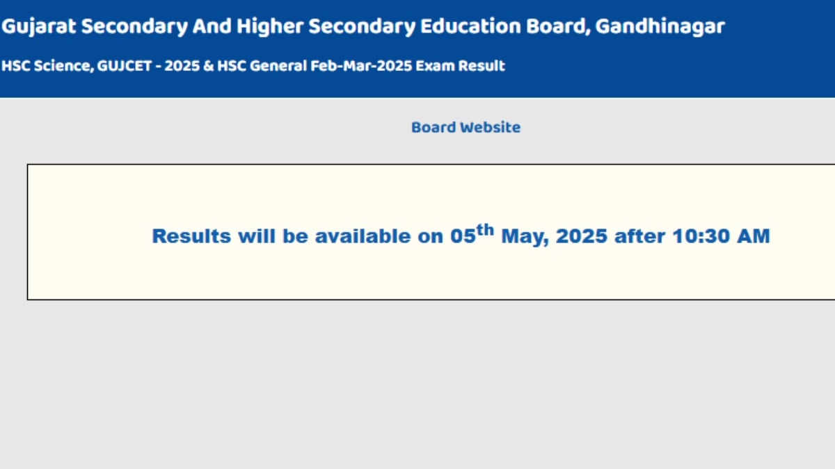 gucet.gseb.org GSEB Gujarat HSC Result 2025 Highlights: Gujarat Board ...