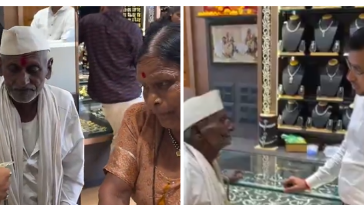 Old man walks into jewellery store with coins to buy mangalsutra for ...