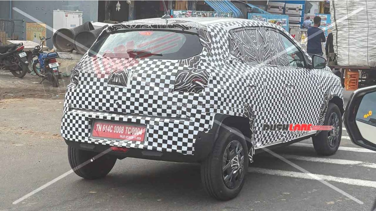 Renault Kwid EV spotted uncovered for first time, India launch next ...