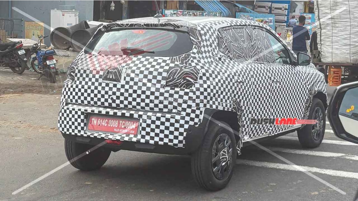 Renault Kwid EV spotted uncovered for first time, India launch next ...