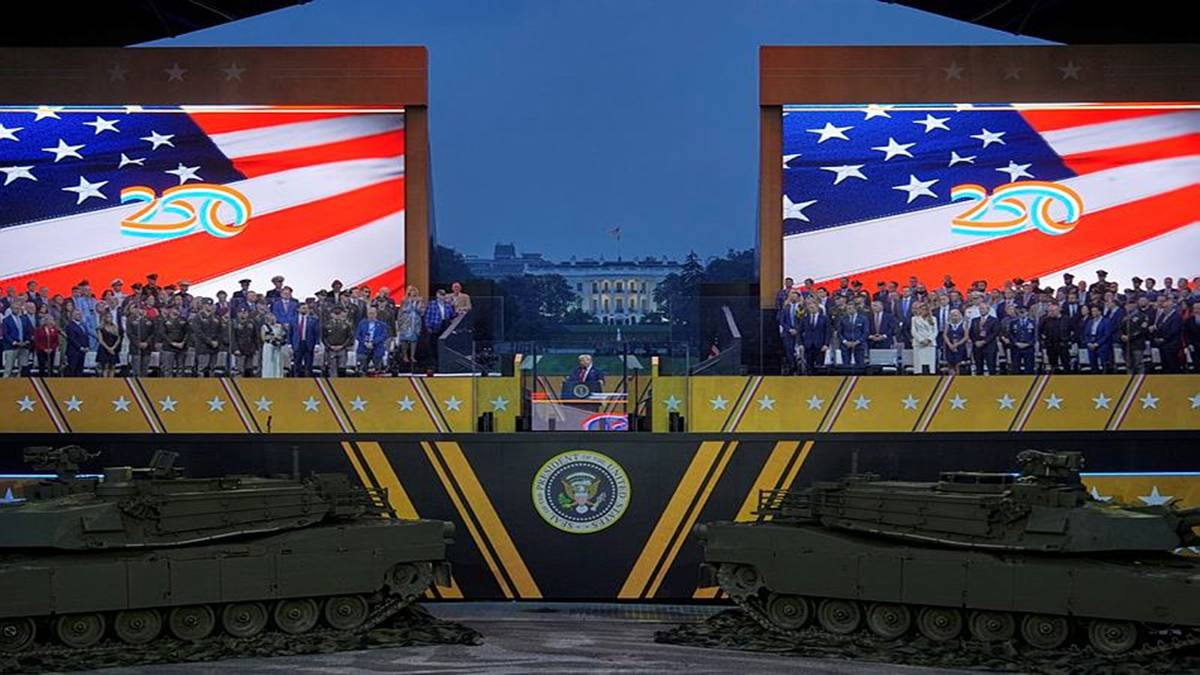 After day of nationwide protests, Trump's military parade rolls through ...