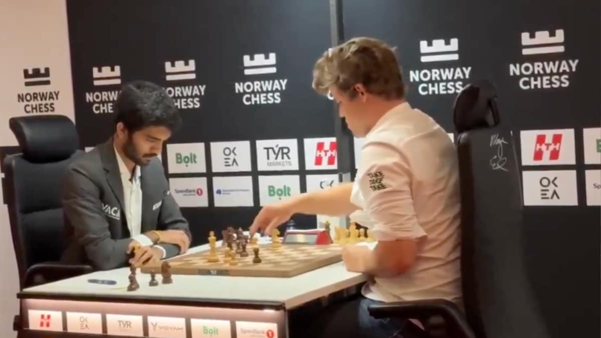 Gukesh D beats Magnus Carlsen; World No. 1 slams table in frustration ...
