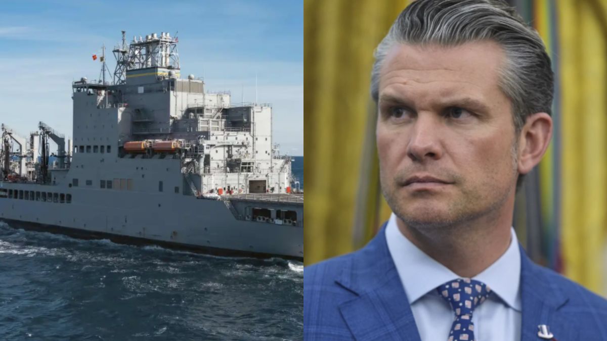 Pete Hegseth's Pride Month U-turn,: Navy ship to strip gay rights ...