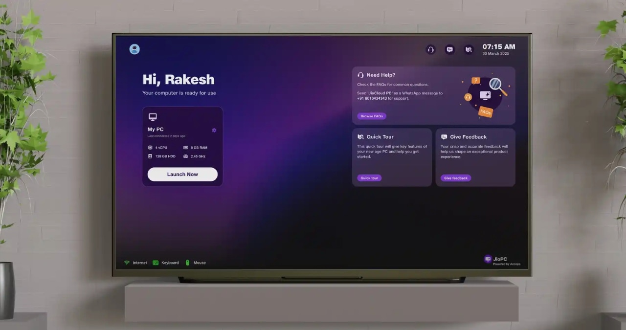 Reliance JioPC turns your TV into an AI PC at just Rs 549 per month ...