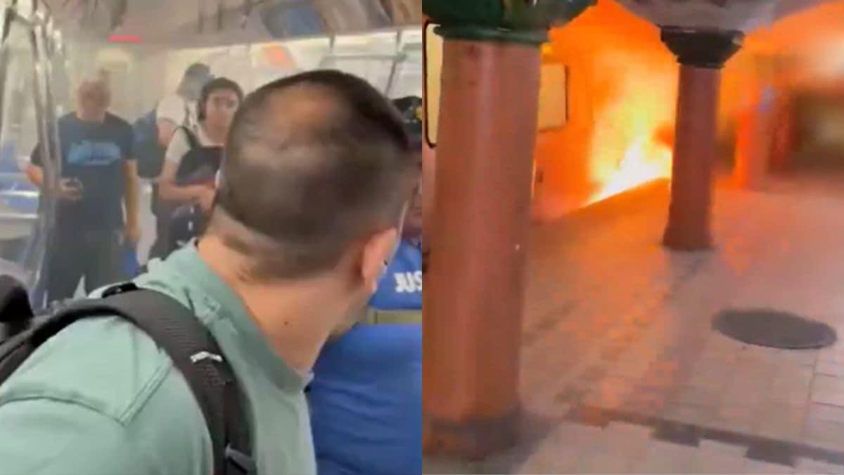 NYC Train Fire: Passengers run for safety as smoke fills coach, 9 ...