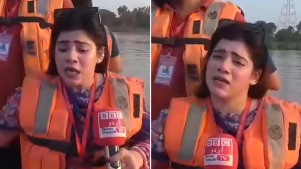 'Balance nahi ho raha hai, dua karo...': Pakistani reporter’s video ...