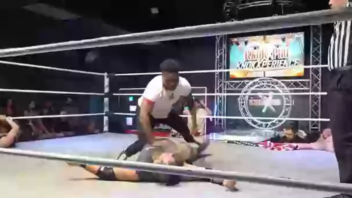 Rampage Jackson's son attacks pro wrestler Syko Stu during show- Watch ...