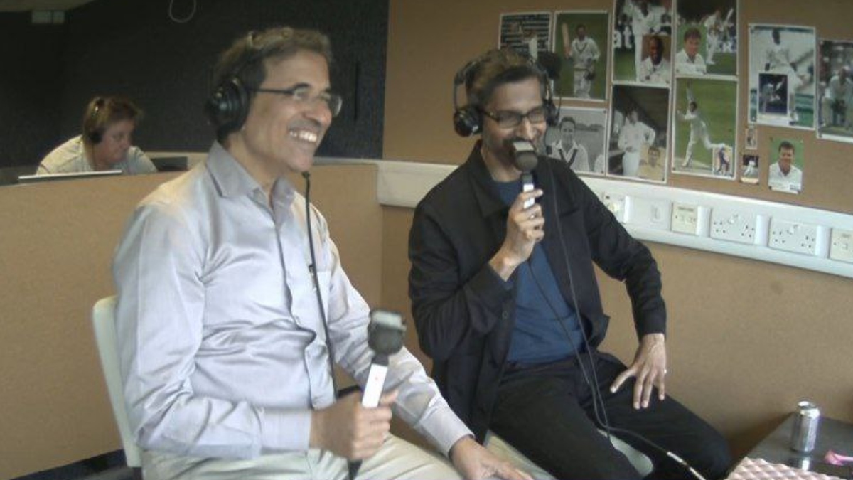 Sundar Pichai joins Harsha Bhogle in commentary box during Ind-Eng 5th ...