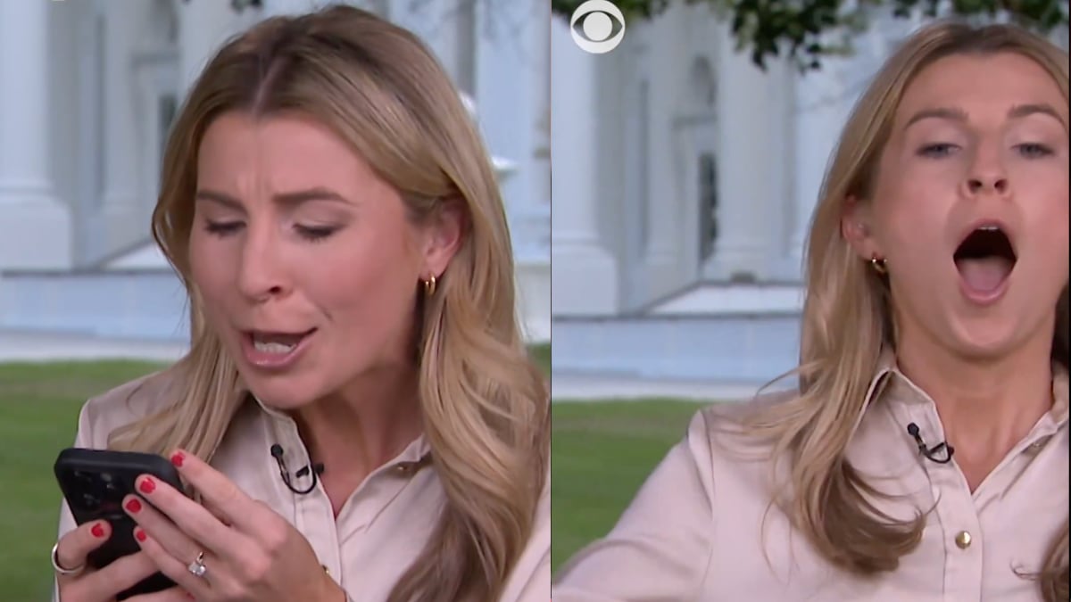 ‘Oh my God!’: CBS White House journalist’s reaction to Taylor Swift ...
