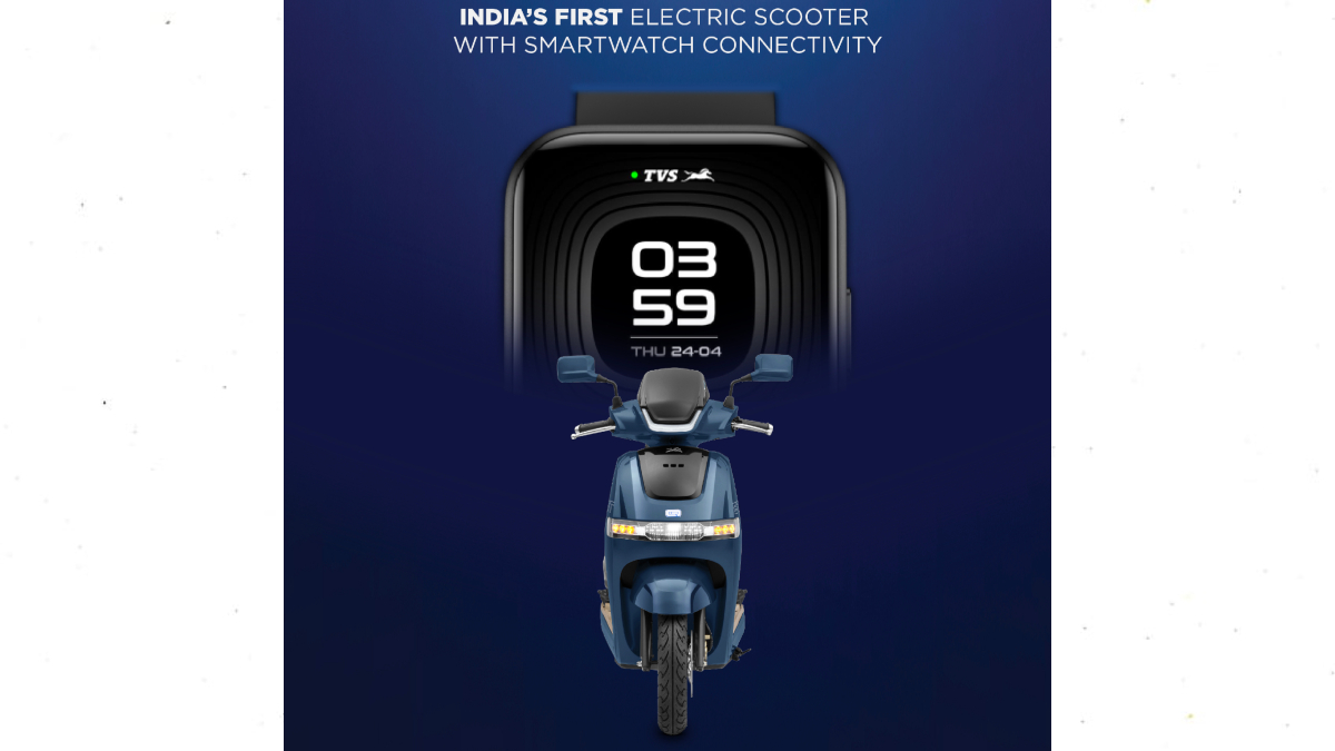 TVS iQube becomes first electric scooter to offer Smartwatch ...