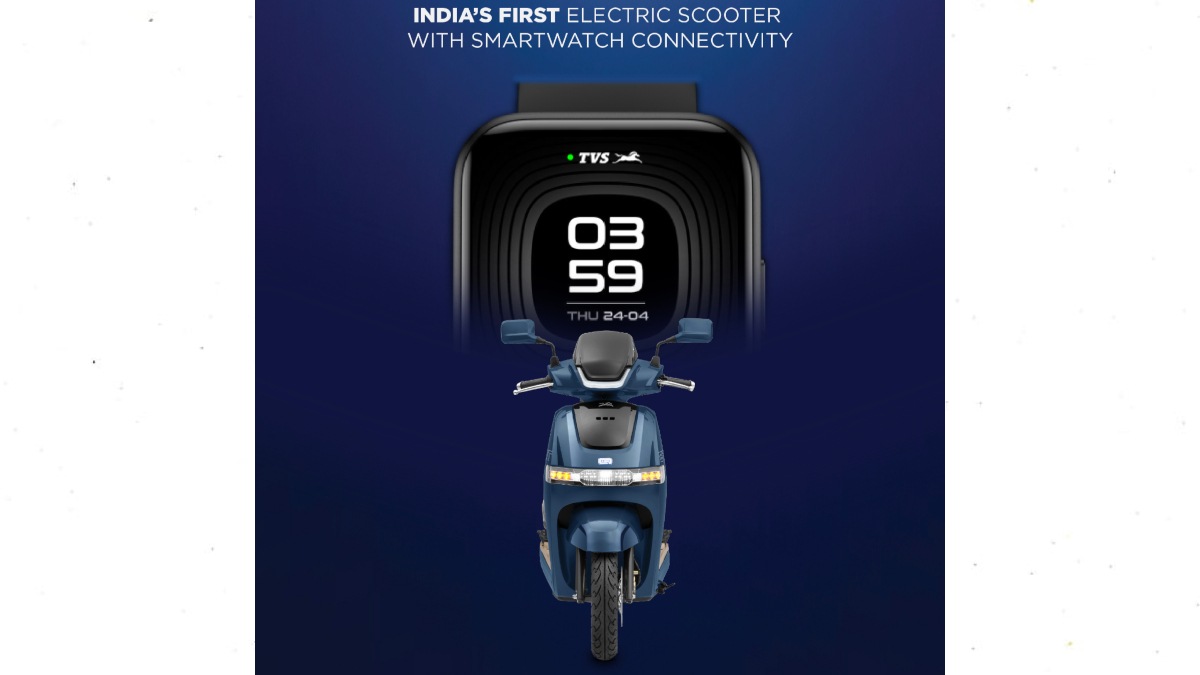 TVS iQube becomes first electric scooter to offer Smartwatch integration - Bike News | The ...