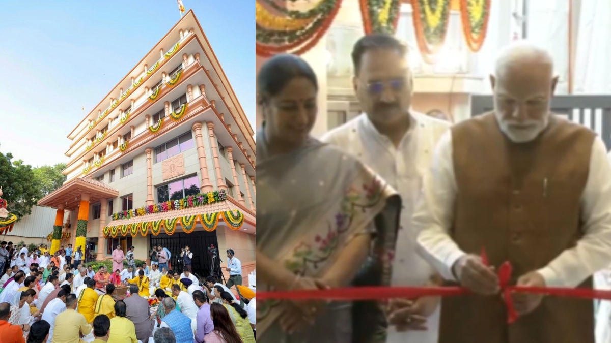 PM Modi inaugurates BJP’s new office in Delhi, calls capital a ‘mini ...