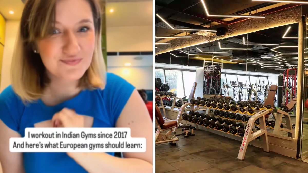 Indian gyms vs European gyms: Ukrainian fitness influencer explains why ...