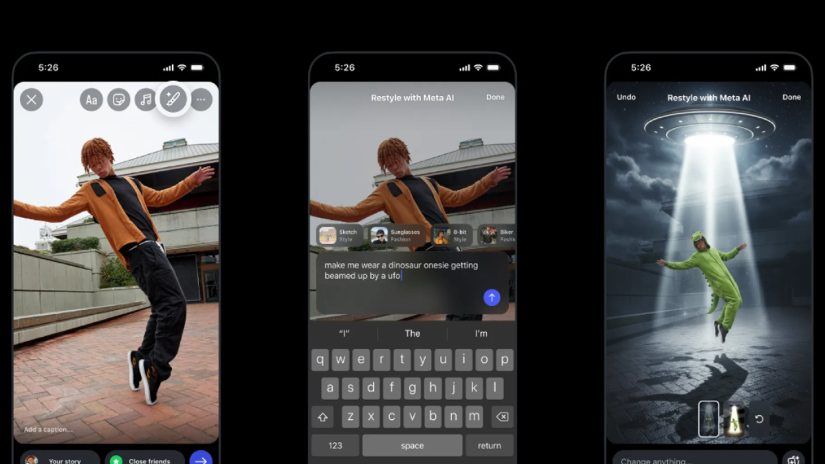 After Snapchat, Instagram Stories will let you use AI for cool custom ...