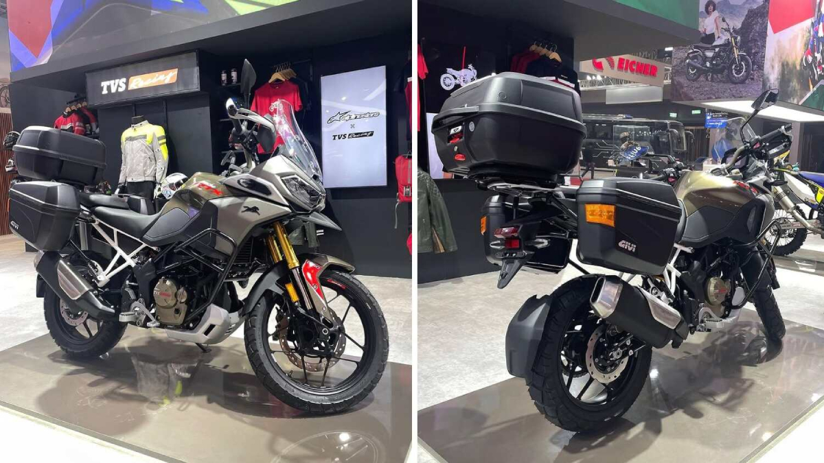 What is the 2025 TVS RTX 300? Check expected India price, design ...