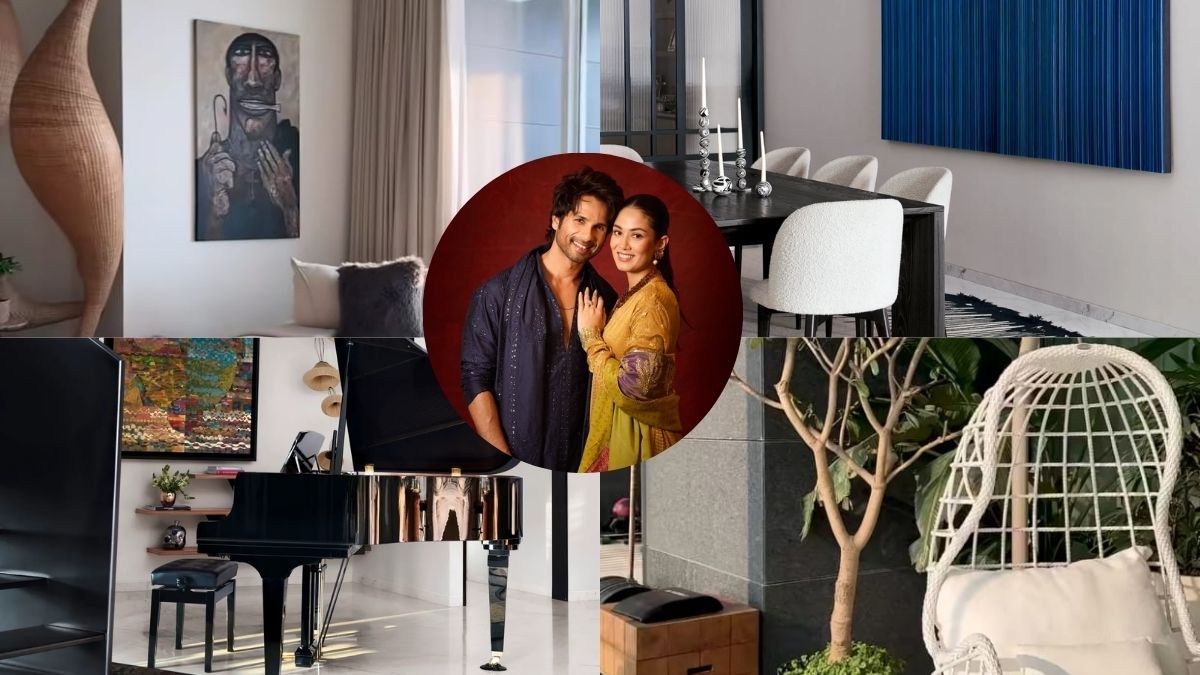 Inside Shahid Kapoor’s 4BHK duplex Mumbai home: Stunning Interiors ...