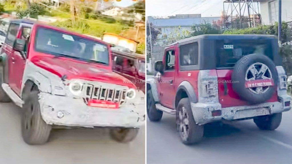 Mahindra Thar 3-door 2026 'Roxx' facelift spotted: 3 major upgrades ...