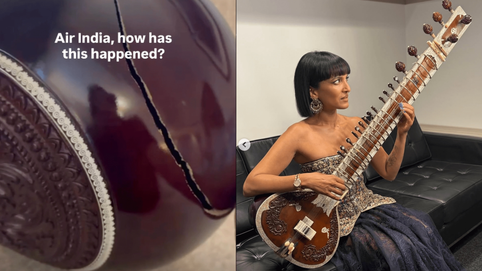 Air India apologises to Anoushka Shankar after damaging sitar during ...