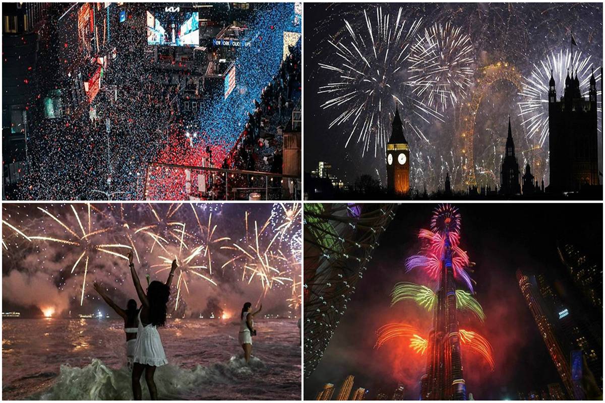 From Times Square to New Delhi and Burj Khalifa: How the world welcomed ...