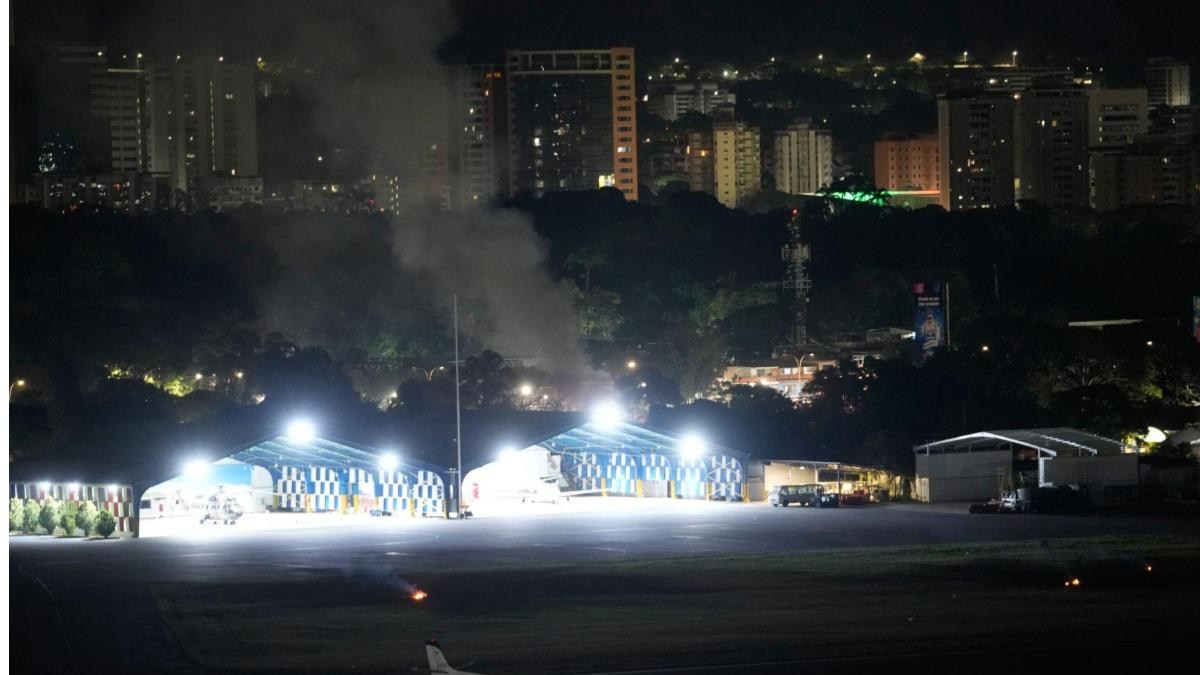 Dramatic visuals show explosions, fires in parts of Venezuela after ...
