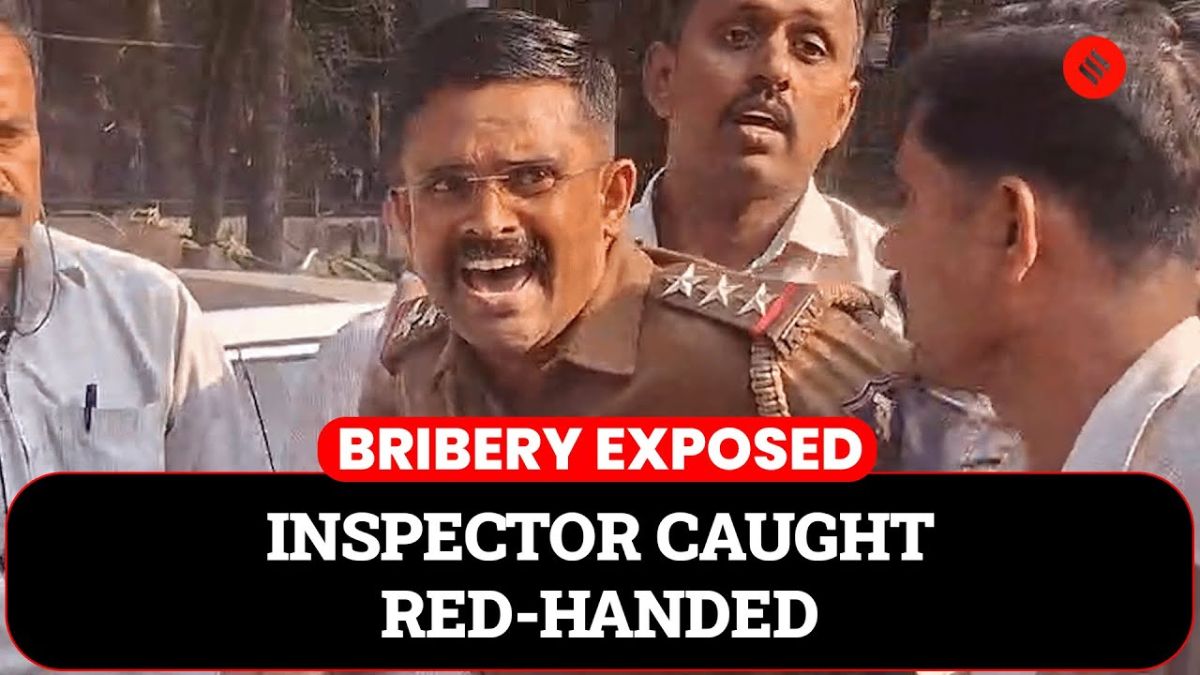 Caught red-handed accepting 4-lakh bribe, Bengaluru cop's reaction goes ...