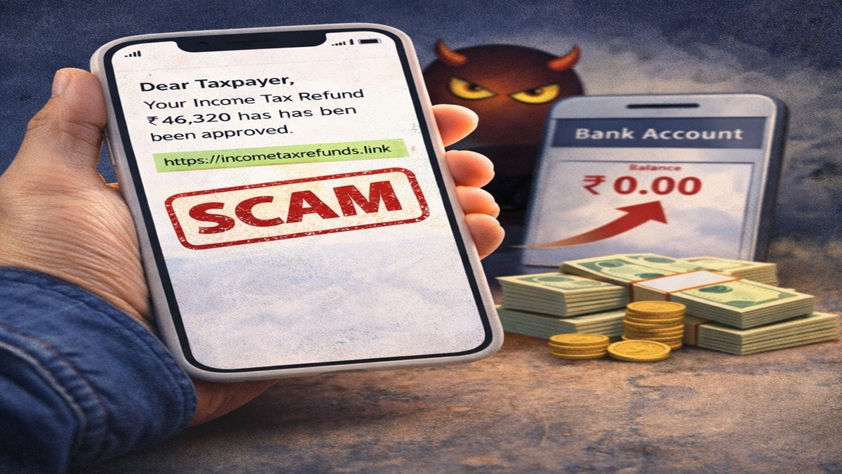 Income Tax Refund scam alert: Fake refund message costs taxpayer Rs 1.5 ...