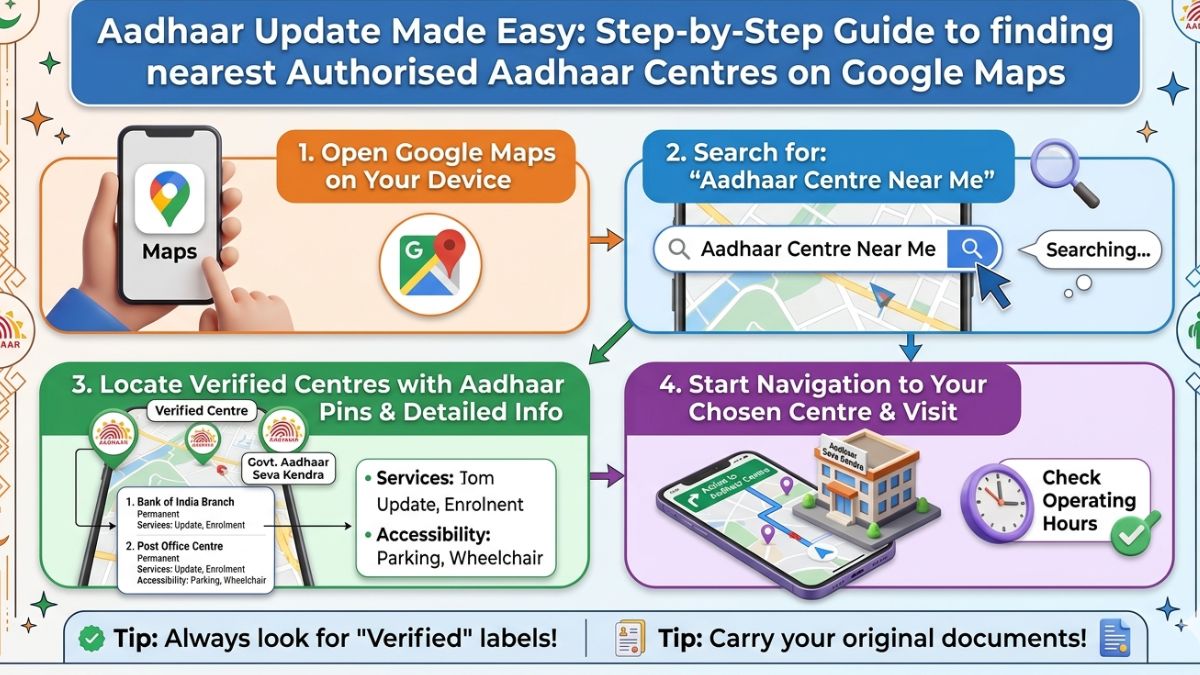 Aadhaar card update made easy: Step-by-step guide to find nearest ...
