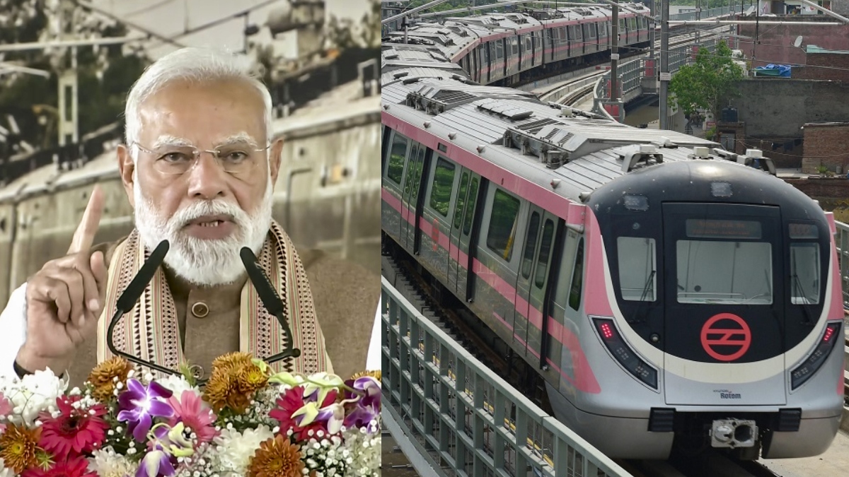 PM Modi inaugurates two Delhi Metro corridors, launches India’s first ...