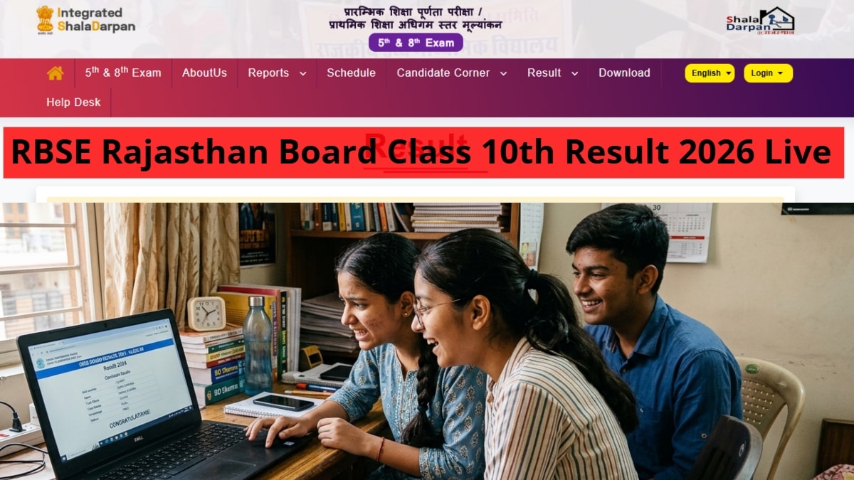RBSE 10th Result 2026 Highlights: Rajasthan Board Class 10 Result OUT ...