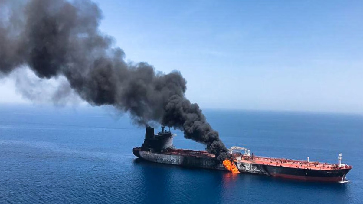 Iran-Israel 'war'- Oil tanker hit near Oman had 15 Indian onboard ...