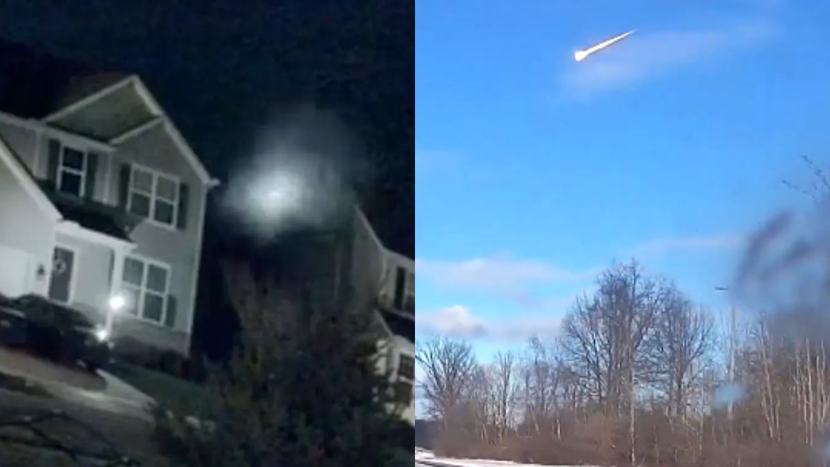 Viral dashcam captures Ohio sky explosion; NASA links blast to 7-ton ...