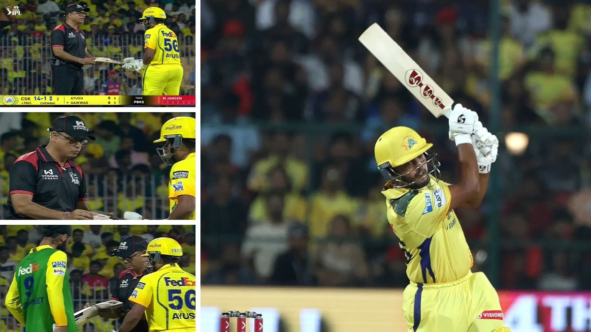 Why Ayush Mhatre’s Bat Failed the Gauge Test? IPL bat width rule ...