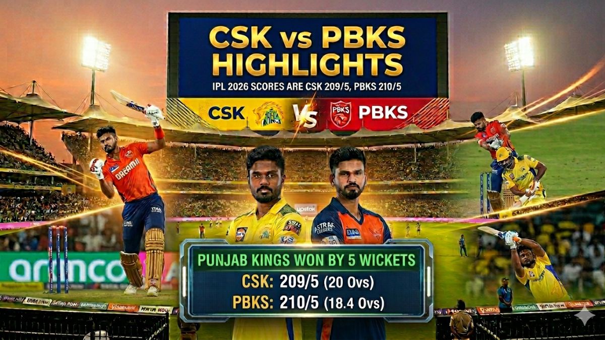CSK vs PBKS Highlights, Match 7, IPL 2026 | Chennai Super Kings vs ...