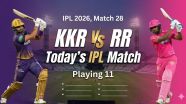 IPL Today s Match KKR Vs RR Playing 11 Get Date Time Venue And IPL Today s Match KKR Vs RR Playing 11 Get Date Time Venue And