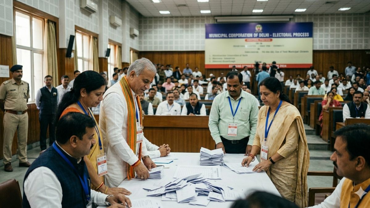 MCD Mayoral Elections: Decoding the 'Electoral math' behind BJP’s edge ...