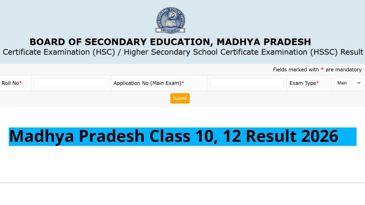 MPBSE 10th 12th Result 2026: How to check MP Board 10th 12th Scorecard ...