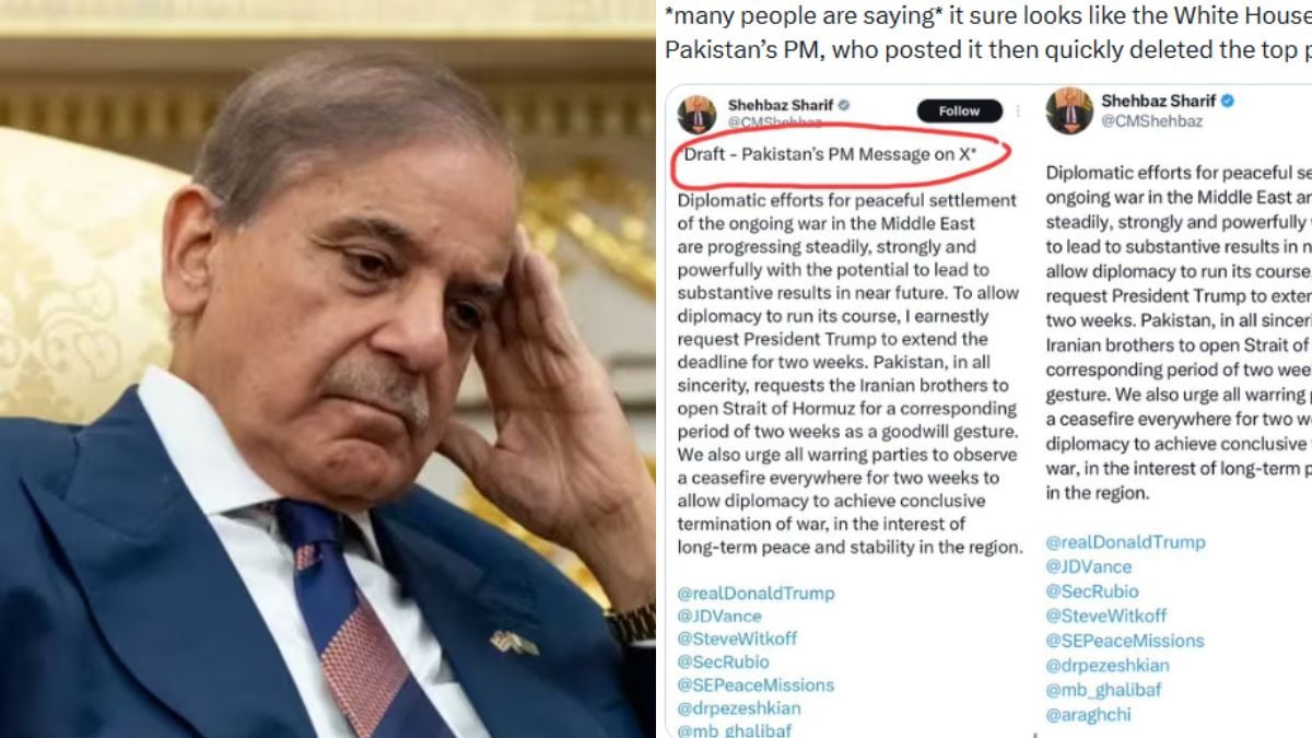 Pakistan PM trolled for ‘copy‑pasted’ message amid US‑Iran ceasefire ...