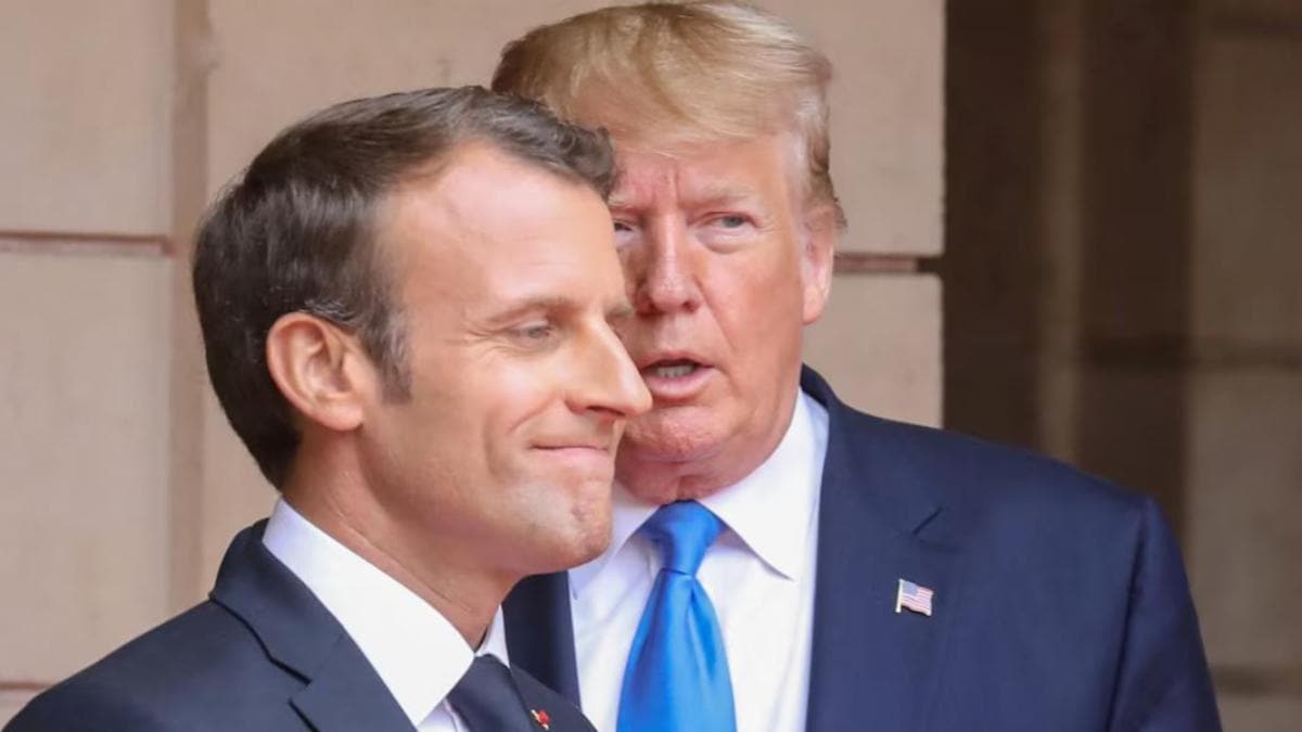 Emmanuel Macron hits back at Trump's mockery of him and wife - 'Neither ...