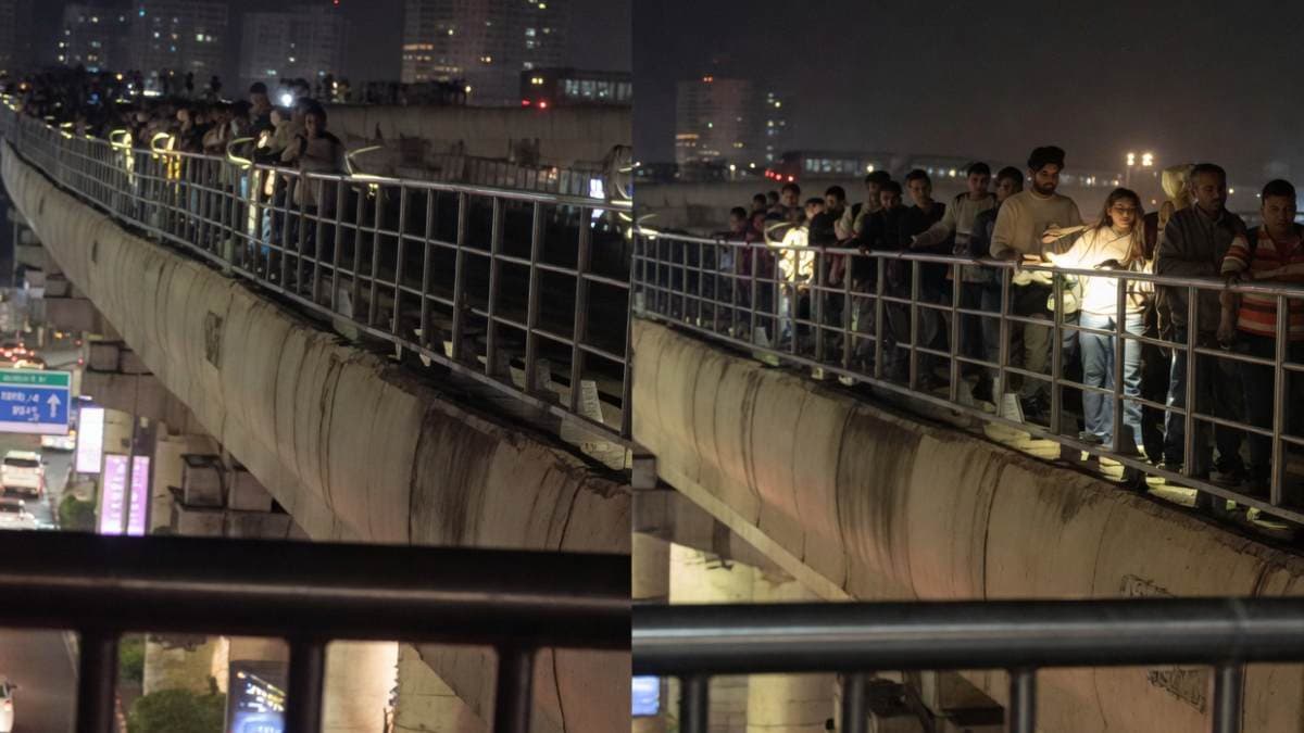 Long power cuts push Gurugram to brink; commuters seen walking on metro ...