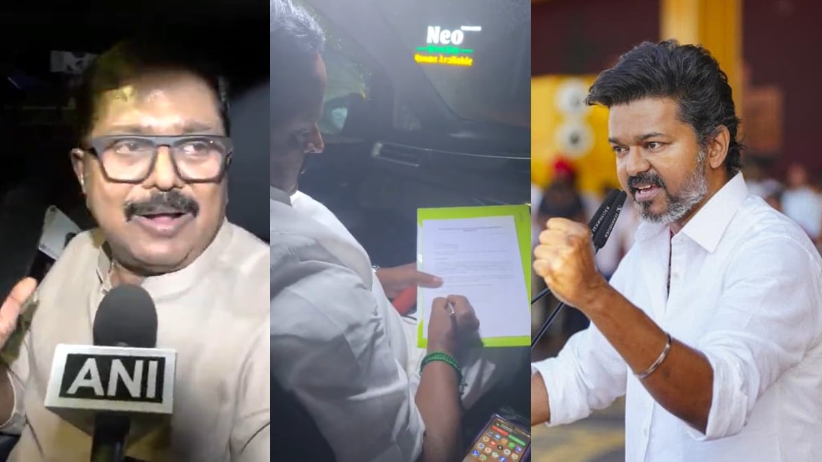 ‘Not my handwriting’: AMMK leader claims Vijay’s TVK submitted forged ...