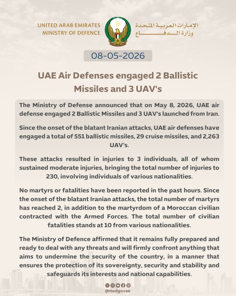 Iran, US-Israel war LIVE updates: UAE air defence systems intercept 2 ...