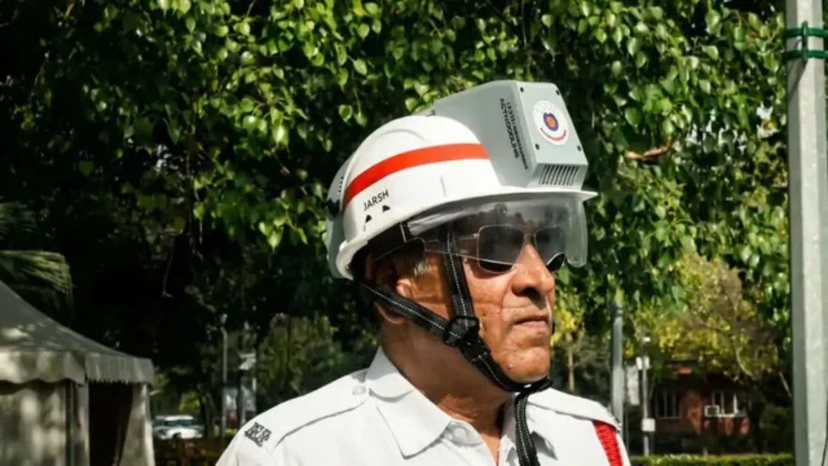 AC helmets for Delhi Traffic Police? Here’s what the new heatwave ...