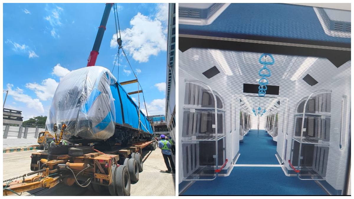 Bengaluru Metro's Blue Line receives first 6-coach trainset from BEML ...